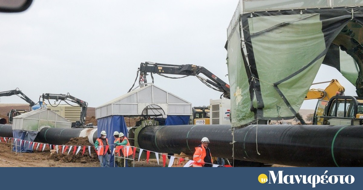 Έτοιμο το ελληνικό τμήμα του αγωγού φυσικού αερίου ΤΑΡ