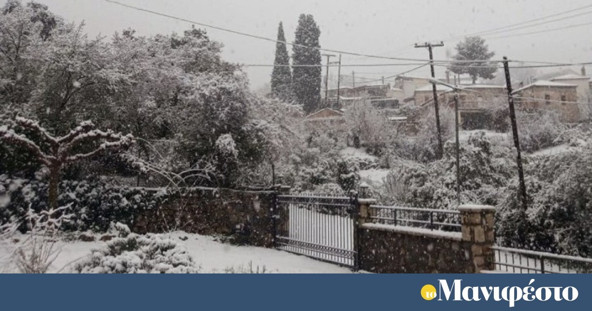 Στους -15 ο υδράργυρος στη Φλώρινα