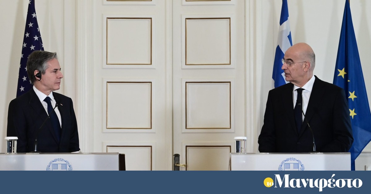 Δηλώσεις Δένδια-Μπλίνκεν: “Η συνεργασία Ελλάδας-ΗΠΑ δεν υπήρξε ποτέ πιο ...