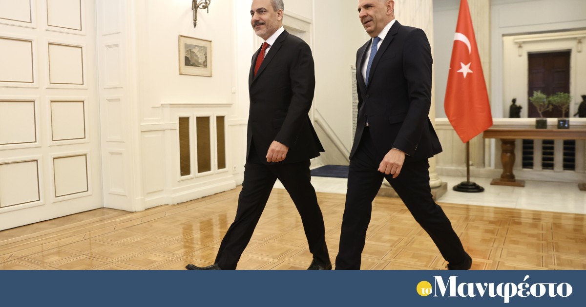 Συνάντηση Γεραπετρίτη με Φιντάν στο περιθώριο της Συνόδου του ΝΑΤΟ
