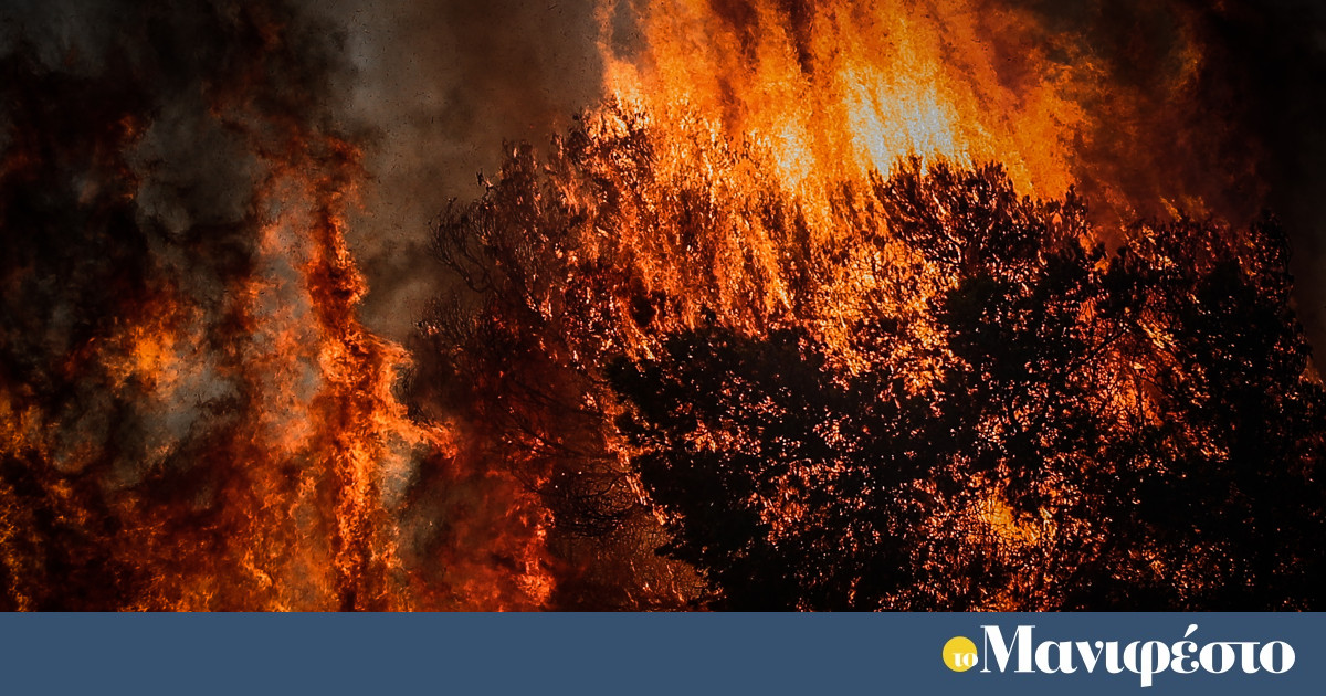 Φωτιά στην Εύβοια: Σοβαρή επιδείνωση στο μέτωπο της Καρύστου ...